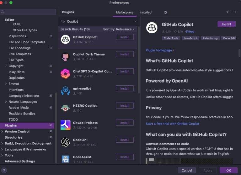 PhpStormでGitHub Copilotを使う方法 – Easytouse